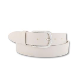Bernd G&ouml;tz Lederg&uuml;rtel BERND G&Ouml;TZ "Lederg&uuml;rtel mit dekorativer, offener Silberschlie&szlig;e", Damen, Gr. 105, beige, Rindsleder, G&uuml;rtel Lederg&uuml;rtel