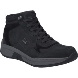 Josef Seibel Herren Sneaker "Mitchell 55, schwarz", Gr. 50, schwarz, Obermaterial: 80% Rindsleder Leather cow. 20% Textilmaterial TEXMAT., Schuhe