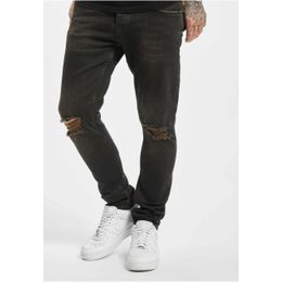 2Y Premium Herren Bequeme Jeans "2Y Premium 2Y Premium Len Skinny Jeans"grau, Gr. 30, unifarben, 97% Baumwolle, 3% Elasthan, Jeans