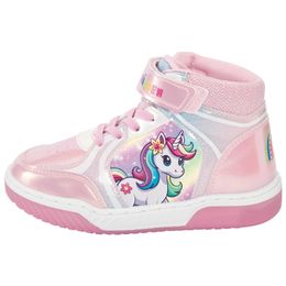 Disney M&auml;dchen Sneaker "UNICORN", Gr. 26, rosa, Synthetik, Schuhe, mit cooler Blinkfunktion