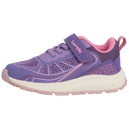 Lurchi M&auml;dchen Sneaker "Aito", Gr. 31lila, rosa, Lederimitat, Textil, Schuhe, Sportschuh mit Klett, Gr&ouml;&szlig;enschablone zum Download