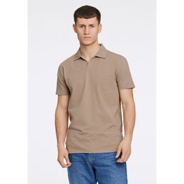 LINDBERGH Herren Poloshirt "Poloshirt Slim Fit", braun, Gr. XXXL, unifarben, Obermaterial: 95% Baumwolle, 5% Elasthan, Shirts