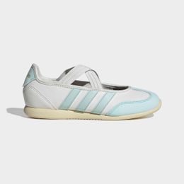 M&auml;dchen Sneaker Ballerinas "BARREDA MARY JANE KIDS", adidas Sportswear, Gr. 38,5, blau, Leder, Synthetik, Schuhe, Design auf den Spuren des adidas