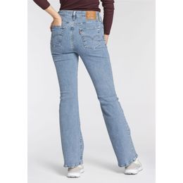 Levi's LEVI'S Damen Schlagjeans "726 HR FLARE", blau, Gr. 30, Web, Obermaterial: 85% Baumwolle, 7% Lyocell, 6% Elastomultiester, 2% Elasthan, Jeans