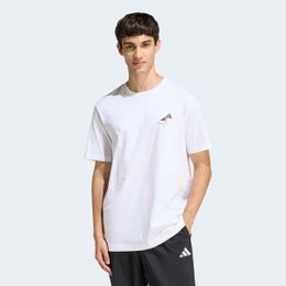 Herren T-Shirt "M CHEESECAKE T"wei&szlig;, Gr. XL, adidas Sportswear, Obermaterial: 100% Baumwolle, Shirts