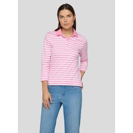 Rabe Damen Print-Shirt "T-Shirt"rosa, Gr. 42, geringelt, 100% Baumwolle, Shirts