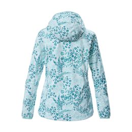 Killtec Damen Softshelljacke "KOS 14 WMN SFTSHLL JCKT AOP", blau, Gr. 36, Oberseite: 100% Polyester.R&uuml;ckseite: 100% Polyester.Futter: 100% Polyester,