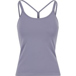 Urban Classics Damen Sport-BH "Urban Classics Ladies Sports Top Ladies Sports Top", Gr. Sgrau blau, 80% Nylon, 20% Elasthan, BHs
