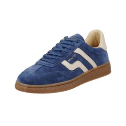 Gant Herren Sneaker "Cuzmo", Gr. 47vintage blau, Leder, Veloursleder, colorblocking, Schuhe, Retro Sneaker, Schn&uuml;rschuh mit Lederinnenausstattung