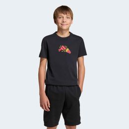 M&auml;dchen T-Shirt "FOOD PACK GRAFIK KINDER UND TEENS"schwarz, Gr. 128, adidas Sportswear, Obermaterial: 100% Baumwolle, Shirts