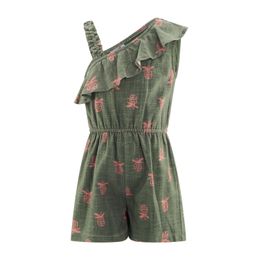 happy girls M&auml;dchen Sommerkleid "Jumpsuit"light olive, Gr. 140, Stoff, 100% Baumwolle, Kleider