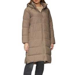 s.Oliver Damen Steppmantel, braun, Gr. 38, unifarben, Web, Obermaterial: 100% Polyester. Futter: 100% Polyester, M&auml;ntel, im Relaxed Fit