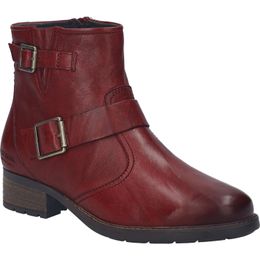 Josef Seibel Damen Stiefelette "Kate 21, bordeaux", Gr. 38, rot, Obermaterial: 100% Rindsleder Leather cow., Schuhe