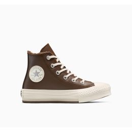 Converse M&auml;dchen Sneakerboots "CHUCK TAYLOR ALL STAR EVA LIFT", Gr. 33grounded, egret, grounded, Textil, Schuhe, Winterschuhe, Schn&uuml;rboots, Sneaker,