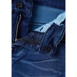 name it Jungen Stretch-Jeans "NKMTHEO DNMCLAS PANT", blau, Gr. 104, Abriebeffekte, Denim/Jeans, Obermaterial: 41% Viskose, 31% Baumwolle, 25%