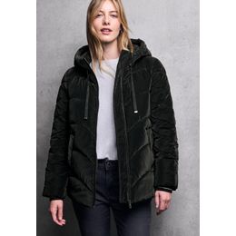 Damen Steppjacke, schwarz, Gr. 46, STREET ONE STUDIO, unifarben, Stoff, Obermaterial: 100% Nylon. Futter: 100% Polyester. F&uuml;llung: 100% Polyester,