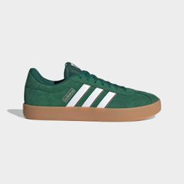 Herren Sneaker "VL COURT 3.0", adidas Sportswear, Gr. 46,5, gr&uuml;n, Leder, Textil, Schuhe, inspiriert vom Design des adidas samba