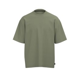 TRIGEMA Herren T-Shirt "TRIGEMA T Shirt mit abstraktem Print", gr&uuml;n, Basic, Gr. XL, Single Jersey, 100% Baumwolle, Shirts