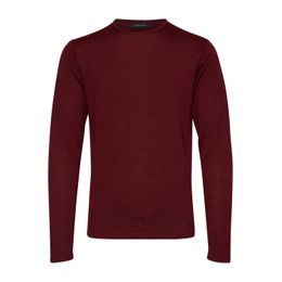 Casual Friday Herren Strickfleece-Pullover "Strickpullover CFKent", rot, Gr. S, Obermaterial: 50% Wolle WO. 50% Polyacryl PAN., Pullover