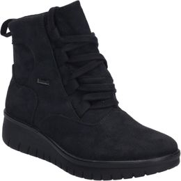 Josef Seibel Damen Schn&uuml;rschuh "Calais 08, schwarz", Gr. 41, schwarz, Obermaterial: 100% Textilmaterial TEXMAT., Schuhe