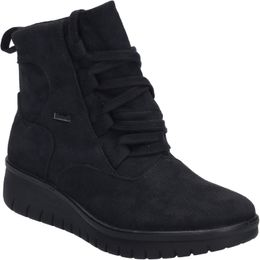 Josef Seibel Damen Schn&uuml;rschuh "Calais 08, schwarz", Gr. 38, schwarz, Obermaterial: 100% Textilmaterial TEXMAT., Schuhe