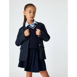 KOTON Blazer M&auml;dchen Gr&ouml;&szlig;e 146/152 navy