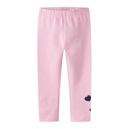 name it Leggings 'NMFLEIKA' M&auml;dchen Gr&ouml;&szlig;e 122 rosa / schwarz