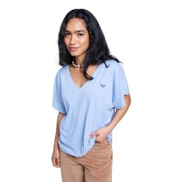 Roxy Damen T-Shirt "Nightfall", blau, Gr. XXS, Obermaterial: 100% Walkfrottier;, Shirts