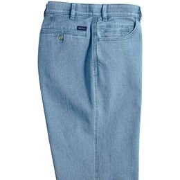 Br&uuml;hl BR&Uuml;HL Herren Dehnbund-Jeans, blau, Gr. 25, unifarben, 78% Baumwolle, 21% Polyester, 1% Elasthan, Jeans