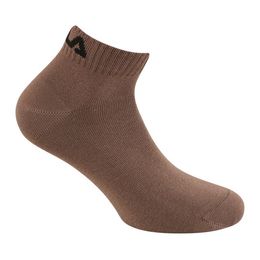 Fila Damen Kurzsocken "UNISEX INVISIBLE PLAIN SOCKS", Gr. 39, beige, Baumwolle, Elasthan, Polyester, Socken, mit Logostickerei