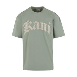 Karl Kani Herren T-Shirt "Karl Kani Kani Paisley Letter T-Shirt"gr&uuml;n, Gr. XS, bedruckt, 100% Baumwolle, Shirts