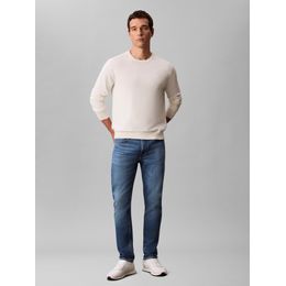 Herren Slim-fit-Jeans "SLIM TAPER", blau, Gr. 33, Calvin Klein Jeans, Denim/Jeans, Obermaterial: 98% Baumwolle, 2% Elasthan, Jeans, mit Markenlabel