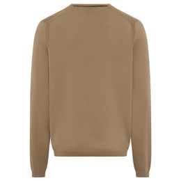 BOSS Green Herren Strickpulloverlight, pastel gr&uuml;n334, Gr. L, unifarben, Strick, Obermaterial: 100% Baumwolle, Pullover, Rundhalsausschnitt, Regular