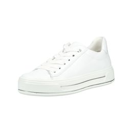 Ara Damen Plateausneaker "Ara Sneaker Lederimitat", Gr. 41,5, wei&szlig;, Lederimitat, Schuhe