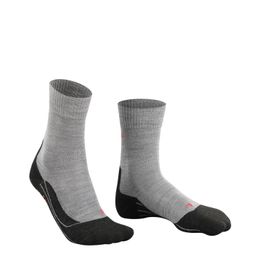 Falke Herren Wandersocken "TK5 Wander", Gr. 46, grau, Materialmix, Socken, leicht und bequem f&uuml;r Freizeitwanderungen, atmungsaktiv