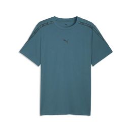 Puma Herren T-Shirt "Essentials Tape T-Shirt Herren", blau, Gr. XS, clean, Obermaterial: 100% Baumwolle. Rippe: 20% Polyester, 80% Baumwolle, Shirts
