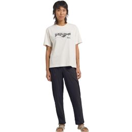Jack Wolfskin Damen Outdoorhose "DESERT PANTS W", blau, Gr. 44, Oberstoff: 95% POLYAMID, 5% ELASTHAN. Futter 1:00% POLYESTER, Hosen