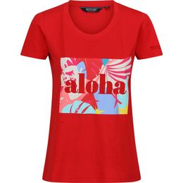 Regatta Filandra VIII Damen T-Shirt rot 40 - Damenshirts, -blusen & -pullover