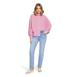 Cartoon Damen Schlupfbluse "Damen mit Streifen"ros&eacute;, pink, Gr. 34, Obermaterial: 82% Baumwolle, 18% Polyamid, Blusen