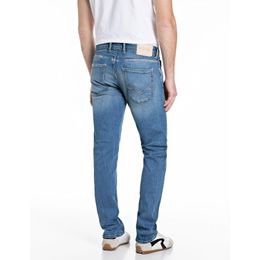 Replay Herren Straight-Jeans "GROVER"medium blau 104, Gr. 30, Denim/Jeans, Obermaterial: 99% Baumwolle, 1% Elasthan, Jeans, in vielen verschiedenen