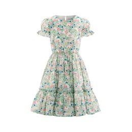 happy girls M&auml;dchen Sommerkleid "M&auml;dchenkleid"pastel gr&uuml;n, Gr. 110, Stoff, 100% Baumwolle, Kleider