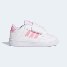 M&auml;dchen Sneaker "RAPID COURT KIDS", adidas Sportswear, Gr. 27cloud wei&szlig;, bliss pink, ftwr wei&szlig;, Synthetik, Schuhe, f&uuml;r Kinder