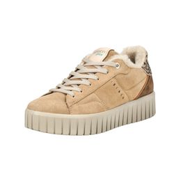 IGI&CO IGI & CO Damen Plateausneaker "IGI & CO Sneaker Veloursleder/Textil", Gr. 37caramel, Textil, Veloursleder, Schuhe
