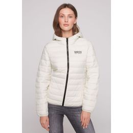 SOCCX Damen Outdoorjackekitt, Gr. XL, bedruckt, bestickt, Steppware, Material: 100% Polyamid, Futter: 100% Polyester, F&uuml;llung: 100% Polyester,