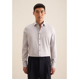 Seidensticker Herren Businesshemd "Slim", grau, Gr. 44, unifarben, 100% Baumwolle, Hemden, Slim 1/1 Kentkragen Uni