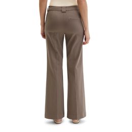 Marc O'Polo MARC O'POLO Damen Stretch-Hose "MARTHE Flared"chalky braun, Gr. 34, Web, Obermaterial: 58% Baumwolle, 32% Modal, 7% Polyester, 3% Elasthan, Hosen,