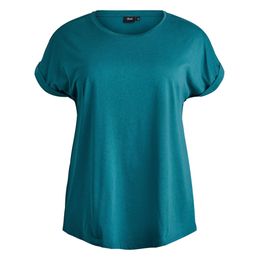 ZIZZI T-Shirt 'Mkatja' Damen Gr&ouml;&szlig;e 5XL/6XL petrol