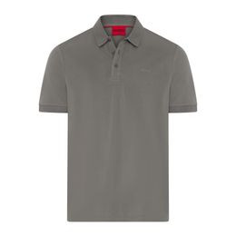 Hugo Herren Poloshirt "Donos", grau, Gr. S, unifarben, Piqu&eacute;, Obermaterial: 100% Baumwolle, Shirts, Regular Fit, Baumwoll-Piqu&eacute;