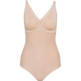 Triumph Damen Shaping-Body "True Shape Sensation BS", beige, Gr. 85, Jersey, Obermaterial: 57% Polyamid, 42% Elasthan, 1% Polyester, Bodys,