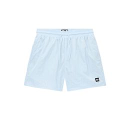 Badeshorts Weekend Offender "STACKS SWIM SHORT Herren", Herren, Gr. L, sky, 100% Nylon, Badehosen Badeshorts, Shorts Herren, leichte Sommerhose, kurze Hose, Badeshorts, Sale